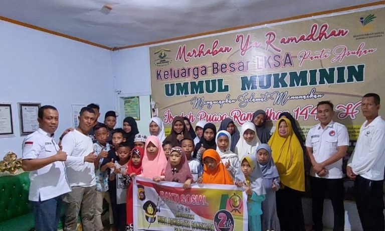 SIP 49 WAS Polda Gorontalo bagikan Sembako ke Panti Asuhan | Read.id