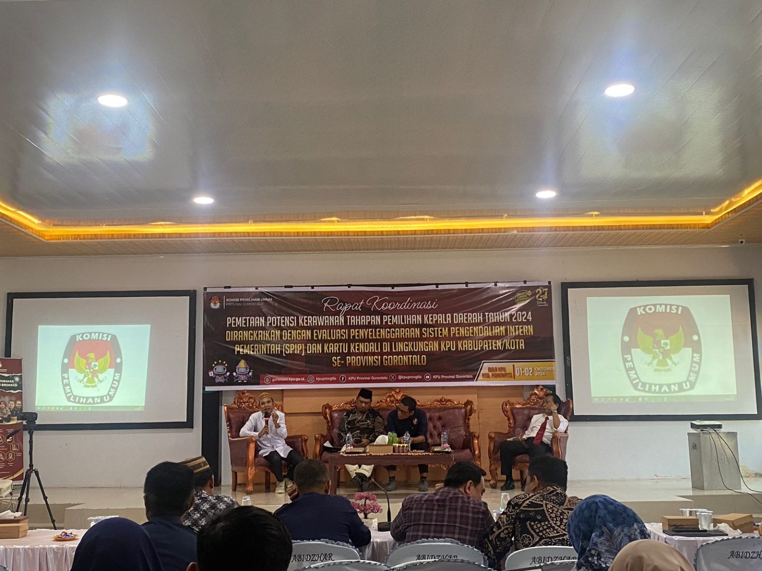 KPU Provinsi Gorontalo Gelar Rakor Pemetaan Potensi Kerawanan Tahapan Pilkada 2024 | Read.id